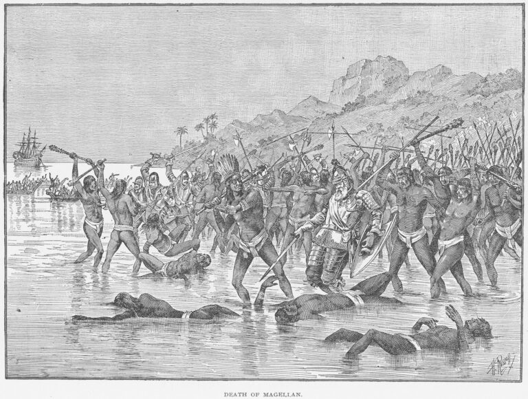 Death of Magellan - Ages of Exploration