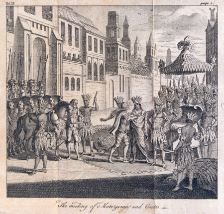 The Meeting of Montezuma and Cortes - Ages of Exploration