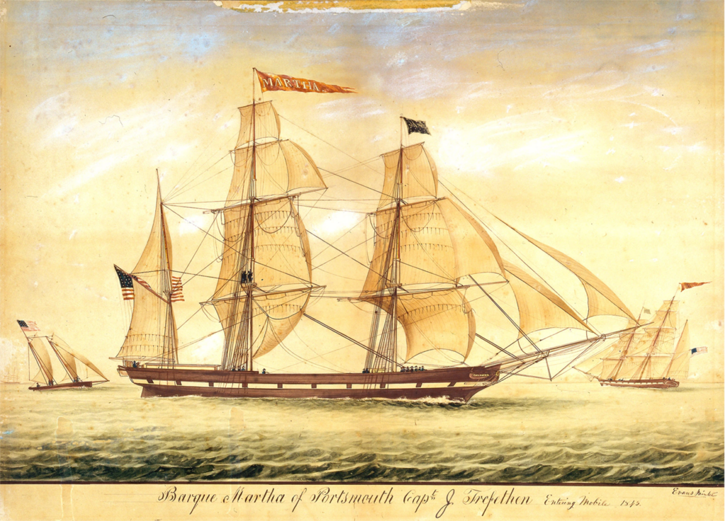Barque "Martha" of Portsmouth - Ages of Exploration
