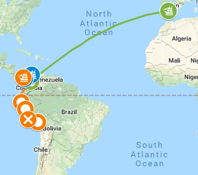 Francisco Pizarro Interactive Map - Ages of Exploration