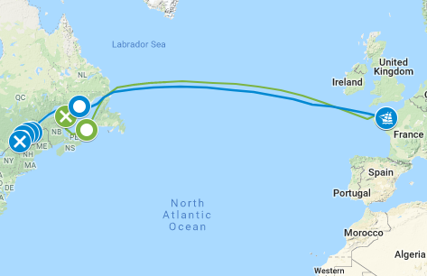 Jacques Cartier Interactive Map - Ages of Exploration